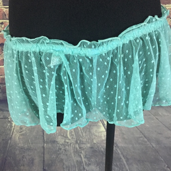 Intimates & Sleepwear | Sexy Medium Turquoise Lace Skirt Panties | Poshmark